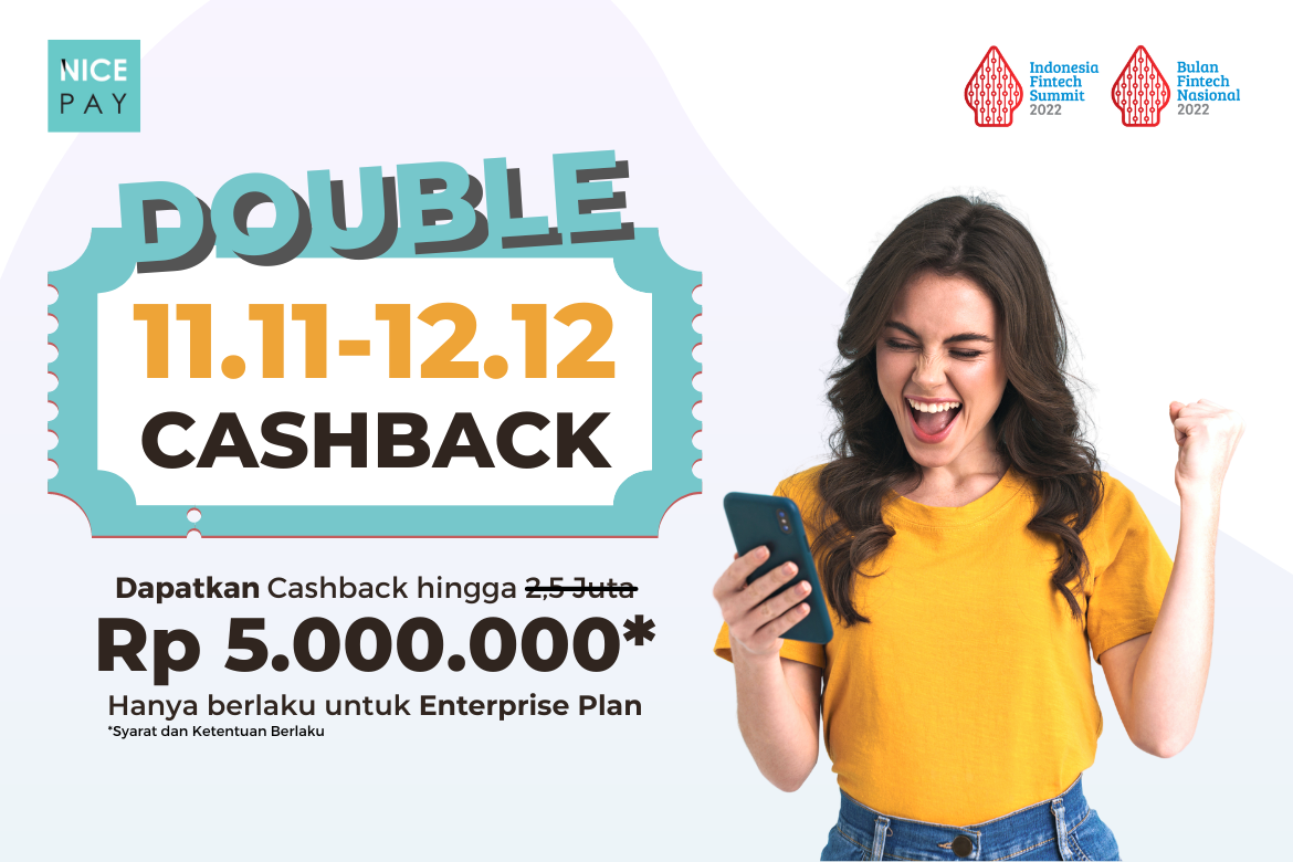 Double Cashback Bulan Fintech Nasional 2022 - NICEPAY Indonesia
